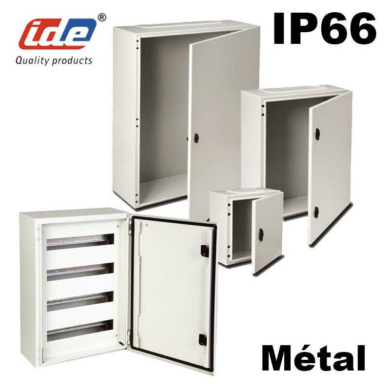 COFFRET ÉLECTRIQUE ÉTANCHE IP EN MÉTAL IDE ARGENTA DIMENSIONS ARGENTA HXLXP