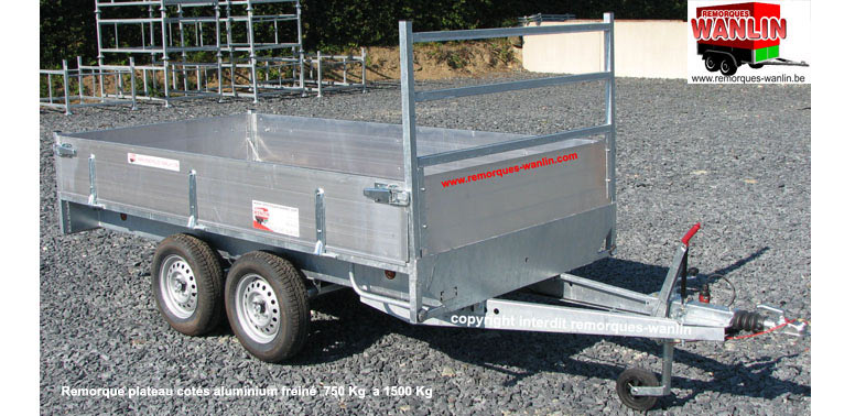 Remorque wanlin - produits remorques pour vehicules legers