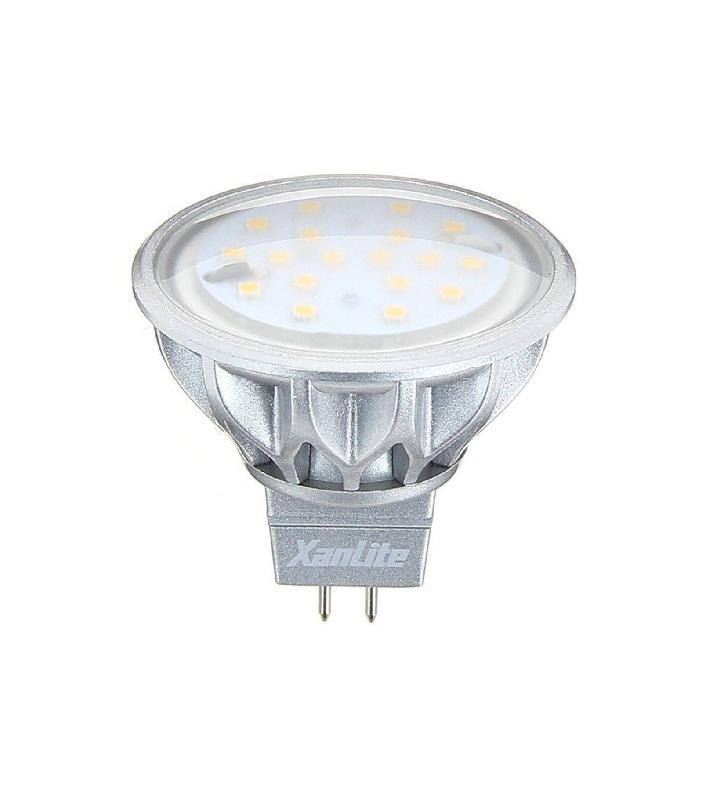 Ampoule Led Gu5 3 Mr16 Smd 3 8w 60lm Équiv 50w Blanc Chaud 100° 12v