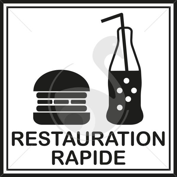 Pictogramme restauration rapide