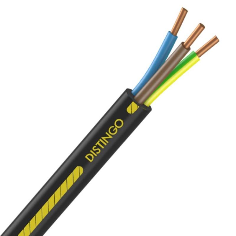 Cable rigide r2v distingo cuivre 3g2,5 couronne 25m - NEXANS - u-1000 ...