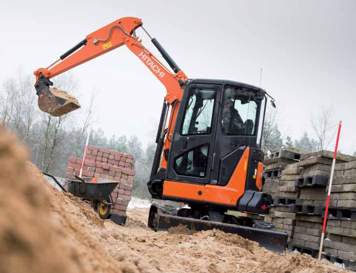 Mini pelle 4,17t - hitachi zx38u-5