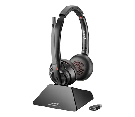 Micro-casque Poly Savi 8220 DECT UC USB-A 1880-1900 MHz certifié ...
