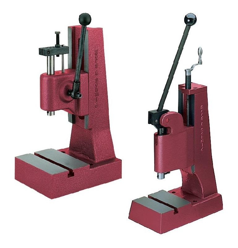 PRESSE MANUELLE À LEVIER AVEC CRÉMAILLÈRE 150KP BERG + SCHMID ...