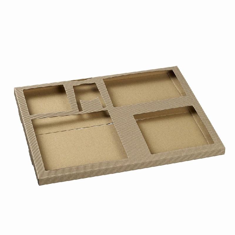 Calage carton kraft 4 comp pour coffret Polaris et vaisselle Quartz 35 ...