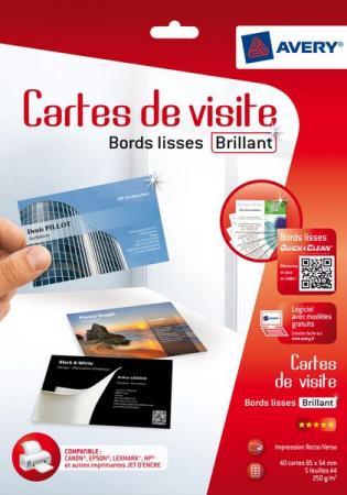 Avery - 46 modèles de cartes de visite de la marque avery en vente via ...