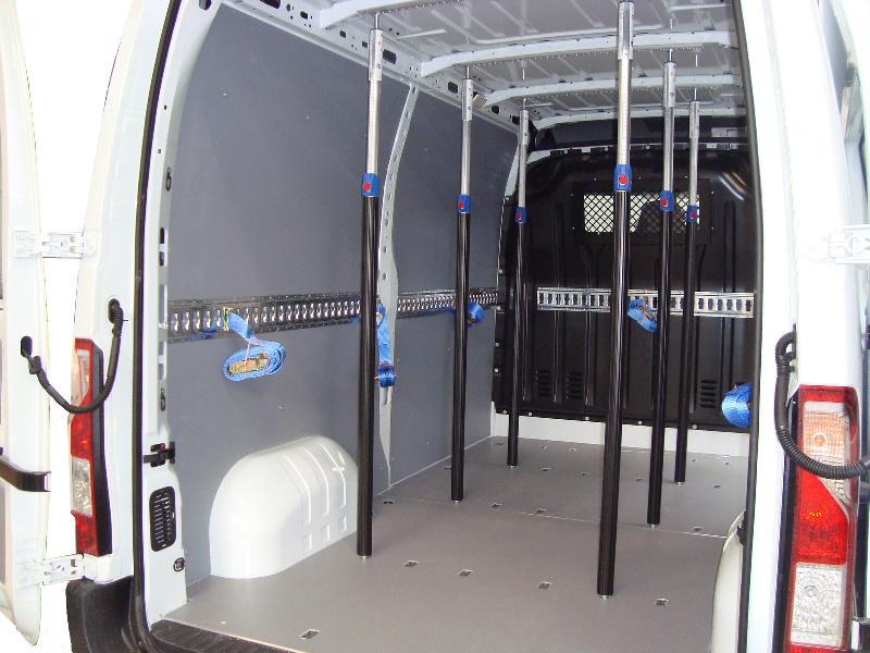 Barre télescopique pour rail arrimage Aero H.1250/1750 mm