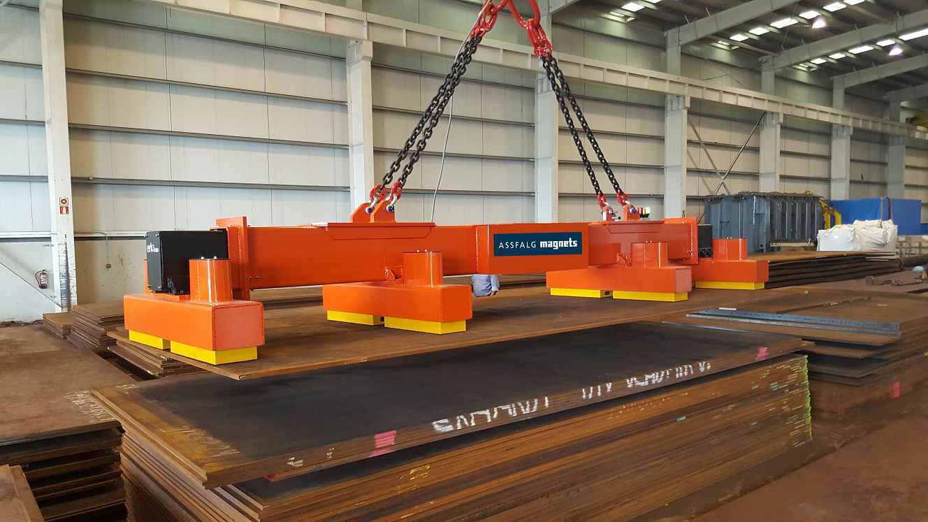 Traverses de levage de charges avec modules aimant epm brevetés acier ...