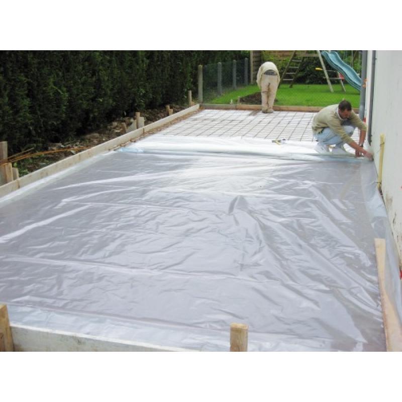 Film polyéthylène bâtiment, largeur 3 m, épaisseur 150 microns ...