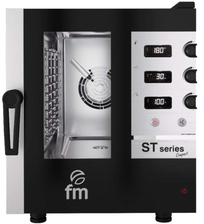 Four mixte triphasé professionnel introduction verticale 11 x gn1/1 ...