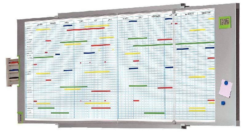 Tableau de planning - tous les fournisseurs - magnetoplan planning ...