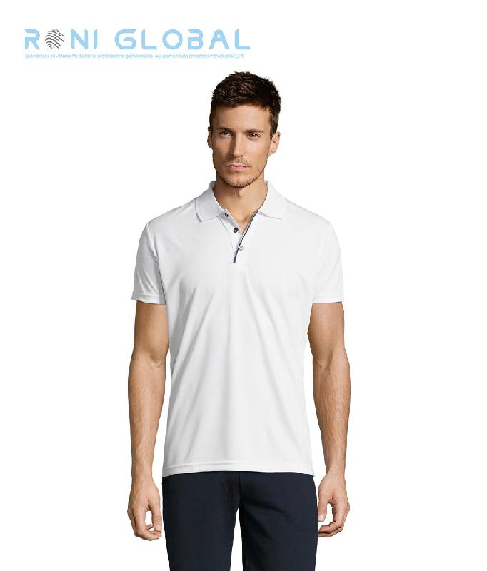 Polo sport de travail homme en polyester - PERFORMER SOL'S - manches ...