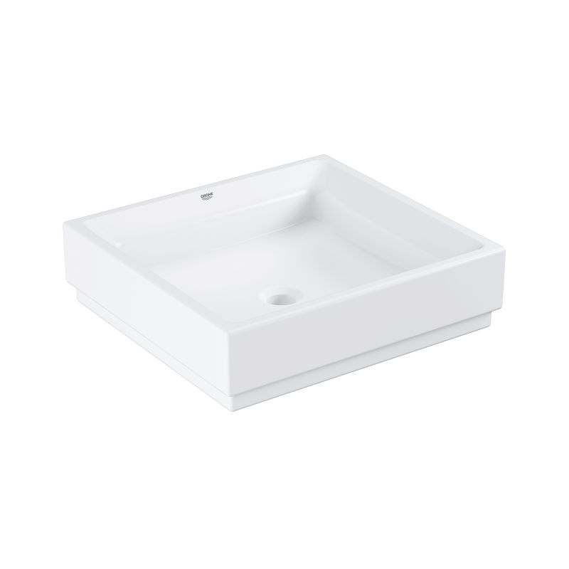 GROHE CUBE CERAMIC VASQUE À POSER 500 X 470 CM, BLANC ALPIN (3948100H ...