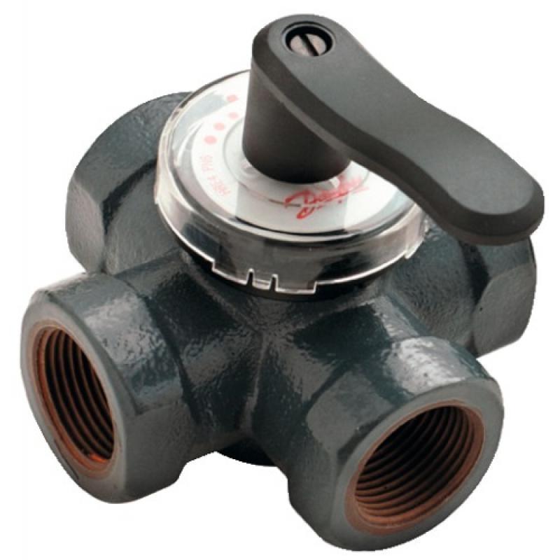 Vanne rotative hre 3 fonte 4 voies 20x27 kv6,3