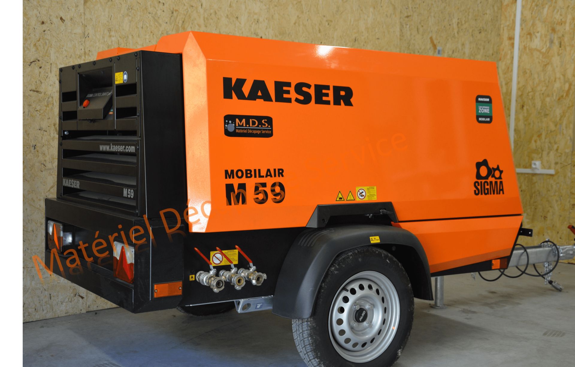 Compresseur de chantier kaeser m59