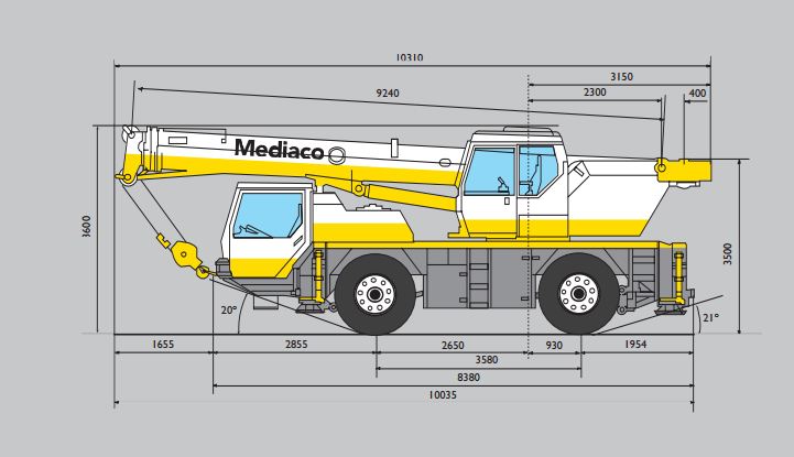 Mediaco location services - produits grue de chantier