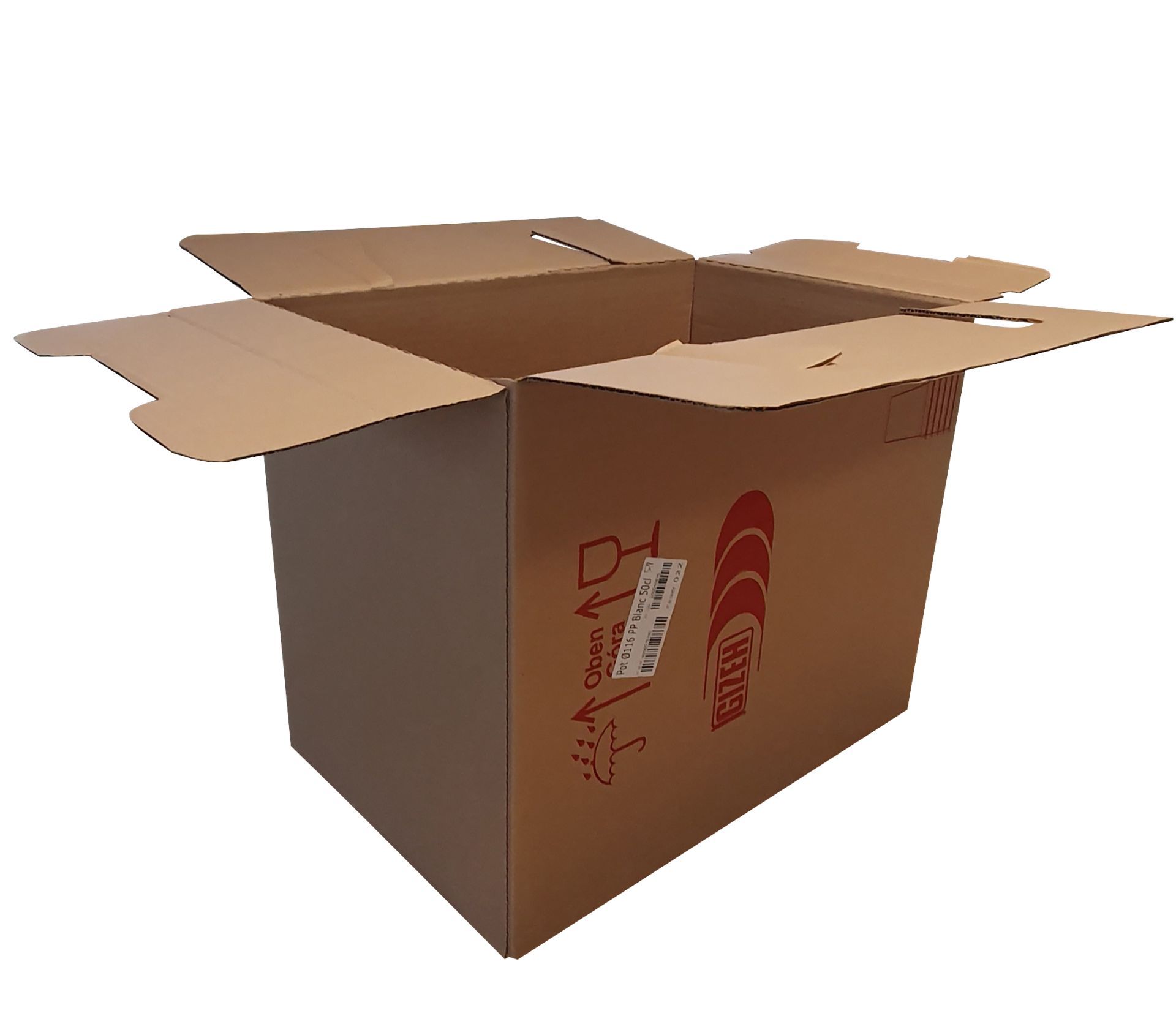 Caisse en carton simple cannelure 60 x 39 x 48 (cm)