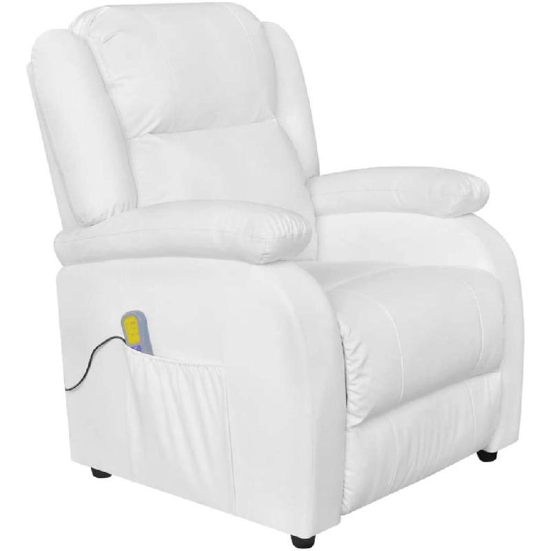 Fauteuil De Massage Confort Relaxant Massant Détente électrique Cuir