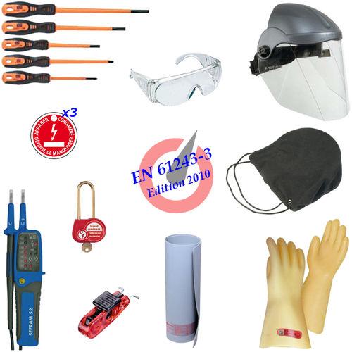 KIT D'EPI AVEC VAT ET CONSIGNATION POUR INTERVENTION BT, 1000V MAX ...