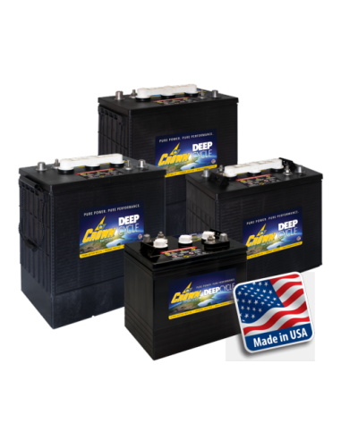 Lot de 8 batteries CROWN CR235 6V 235Ah - 40208603-defaultCombination ...