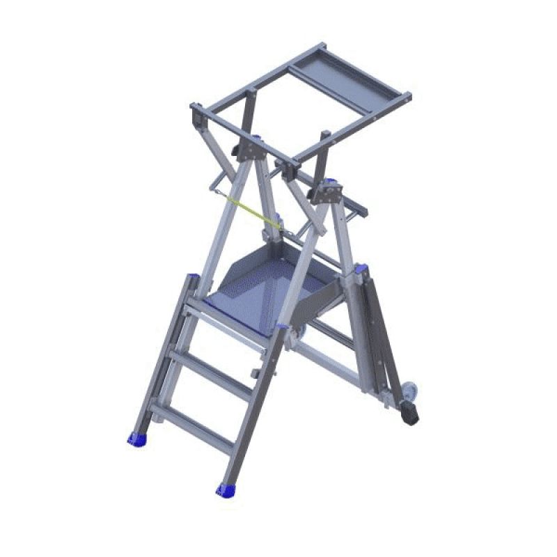 Plateforme individuelle roulante télescopique aluscopic 100 ultralu