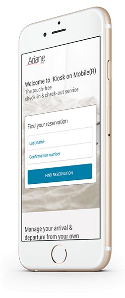 Mobile check in pour hotel - Hellopro.fr