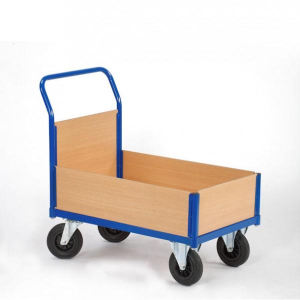 CHARIOT AVEC REBORD BOIS 1000 X 700 devis sous 48h