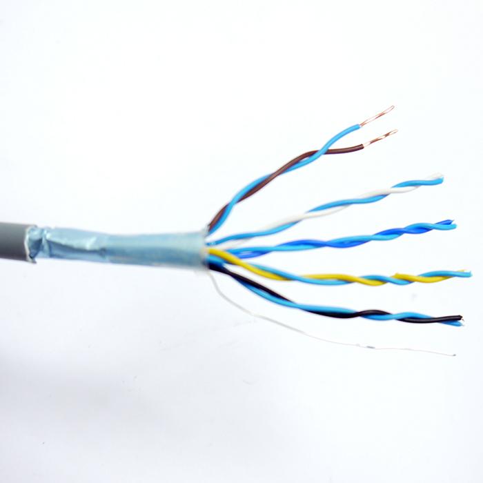 CÂBLE INTERPHONE ET TÉLÉPHONE SYT BLINDÉ 5 PAIRES 8/10 MM² BOBINE DE 25 ...