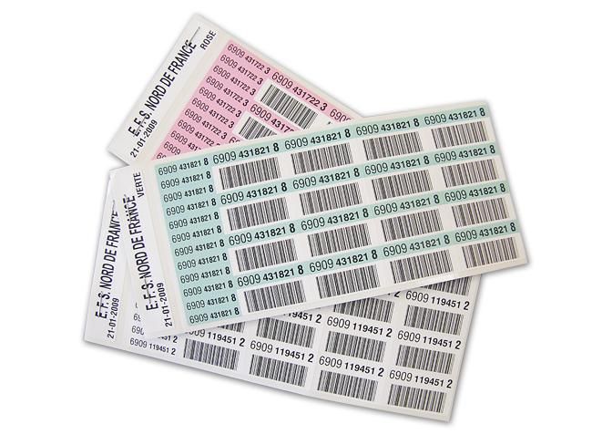 Etiquettes codes à barres - tous les fournisseurs - etiquettes codes à ...