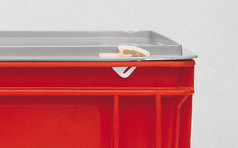 Paire de clips de fermeture pour caisse plastique athéna