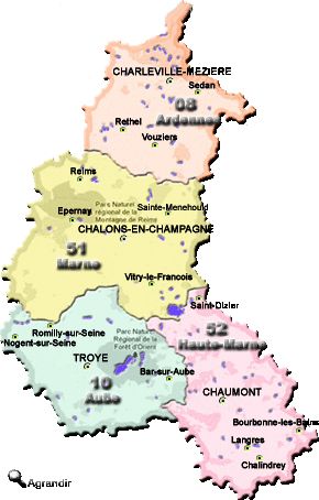 Réseau des communes de la région champagne-ardenne 07