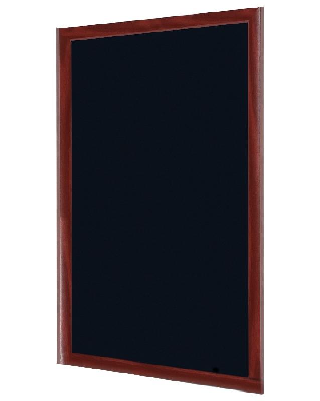 TABLEAU NOIR POUR CRAIE - BI OFFICE - 45X60CM - CONTOUR MERISIER
