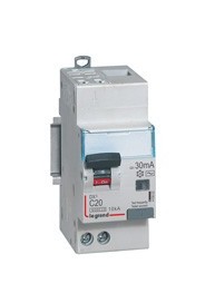 DISJONCTEUR DIFFERENTIEL DX3 6000 A VIS BIPOLAIRE 400V 63A TYPE AC 10MA 10KA COURBE C 4 MODULES ...