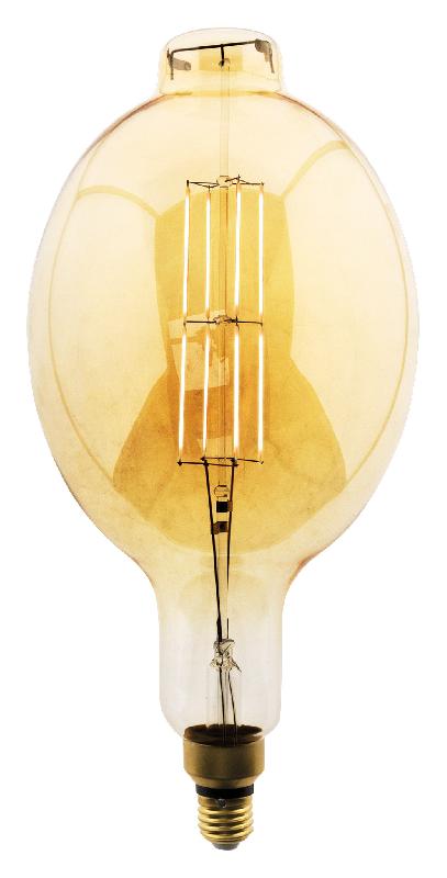 AMPOULE LED FILAMENT GÉANTE TUBE - 5W E27 350LM 2500K (BLANC CHAUD ...
