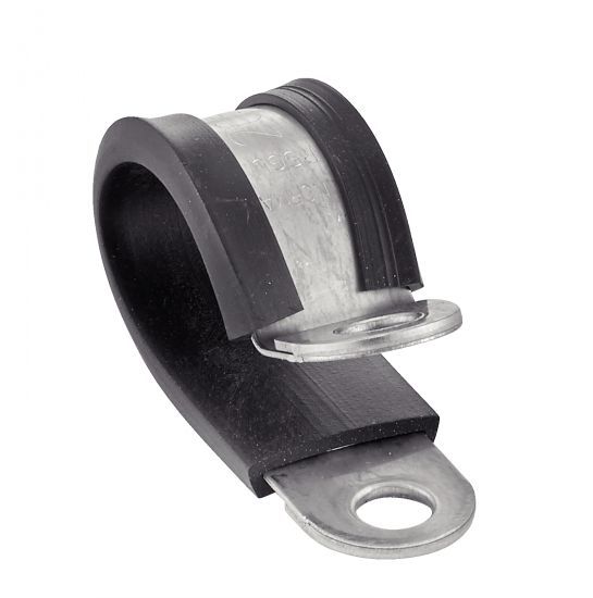 Collier de serrage pour tube ou câble, protection antivibration
