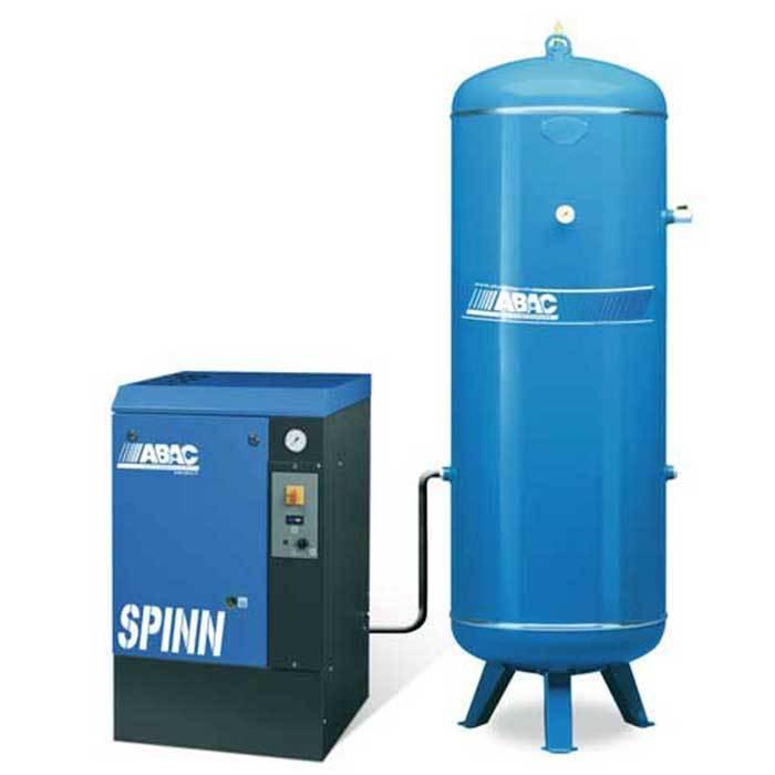 Compresseur d'air rotatif à vis 10 CV réservoir vertical 500 litres ...