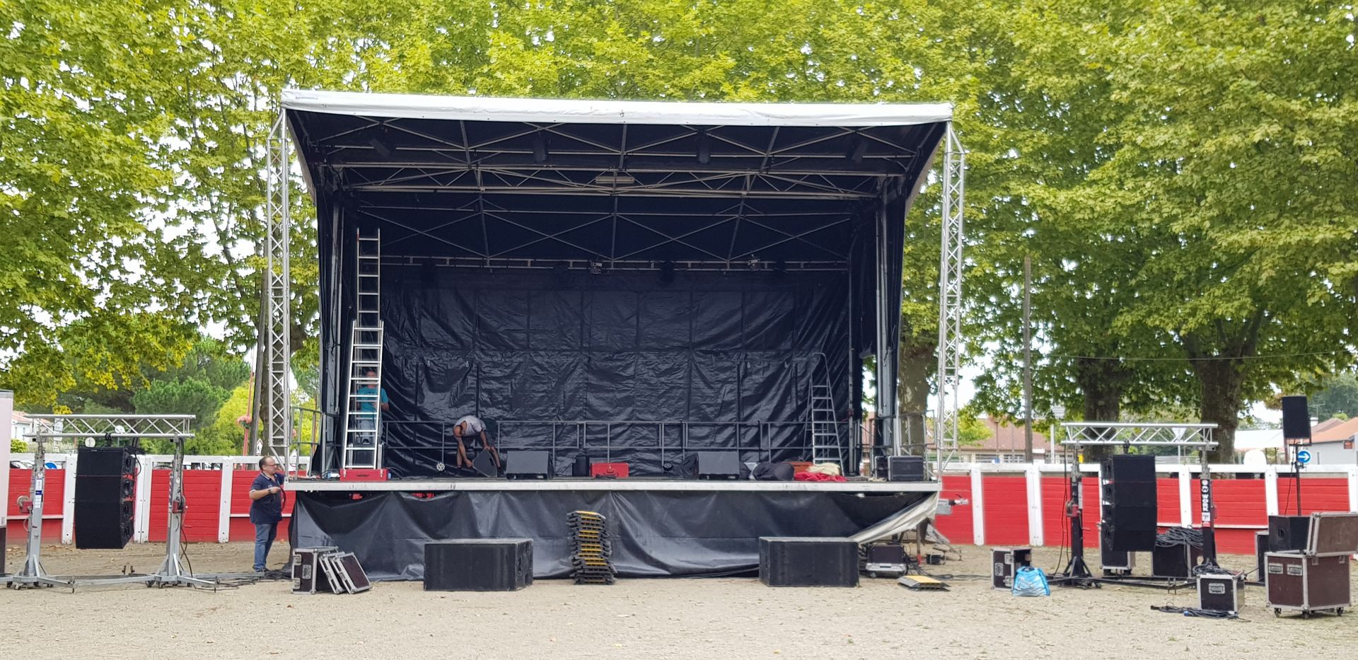 Scene mobile hydrau4 60 m²