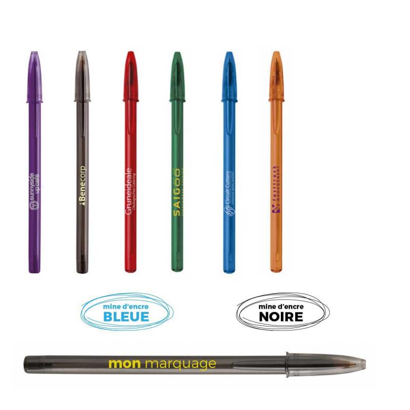 Stylo Bic Style Clear - Stylo Bic personnalisé