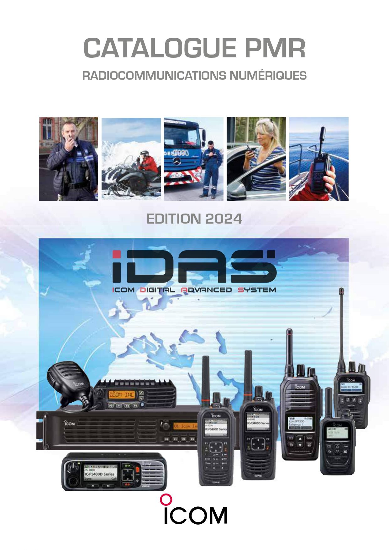 Gamme d'équipement de radiocommunication PMR ICOM