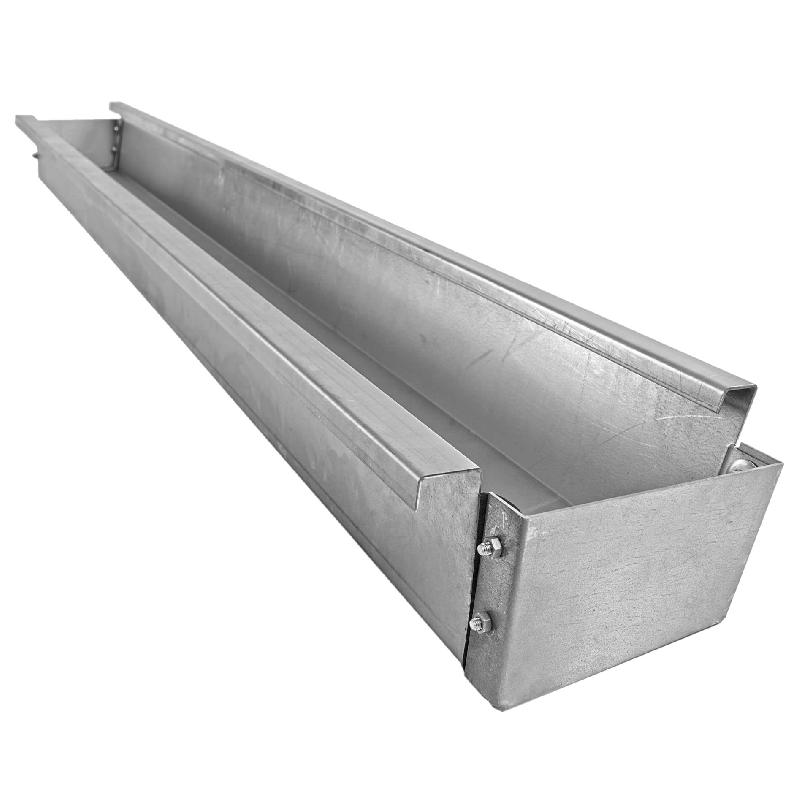 Chéneau de toiture à emboîter innovant galvanisé