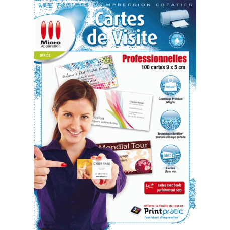 carte de visite 5011 - Modèle Carte