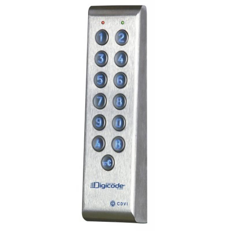 Digicode inox etroit