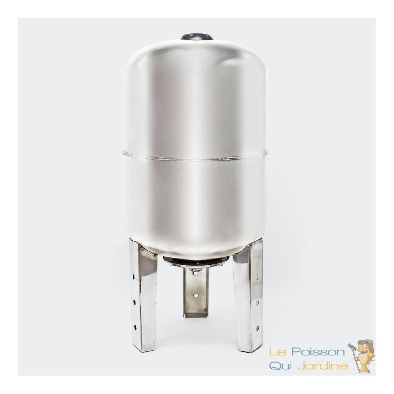 BALLON VERTICAL, RÉSERVOIR À VESSIE, INOX, INSTALLATION SANITAIRE 100L ...