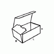 Boîte monobloc code fefco 0471