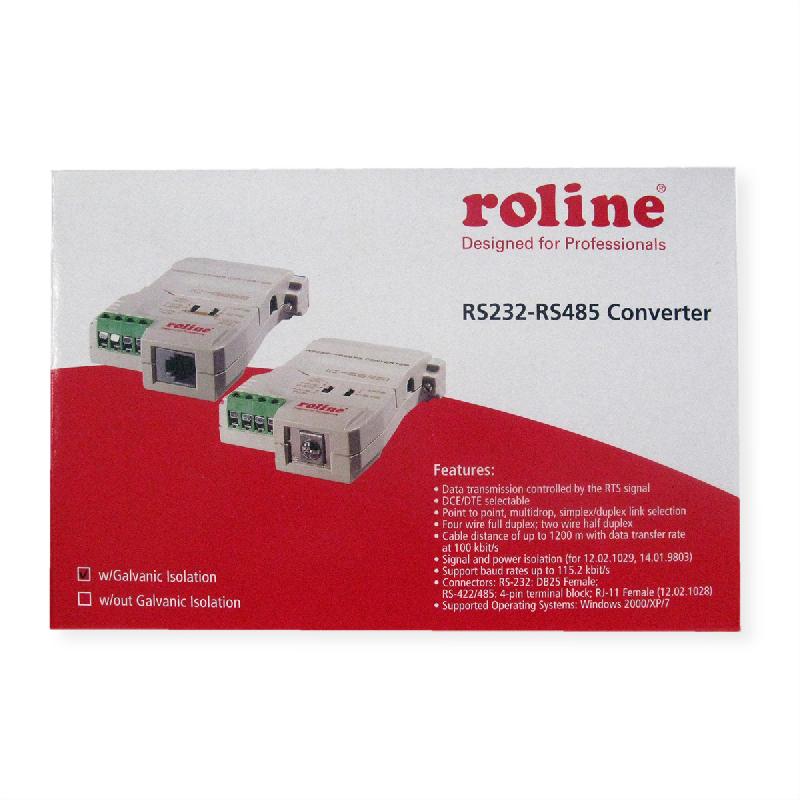 ROLINE Convertisseur RS232 / RS485 avec isolation galvanique devis sous 1h