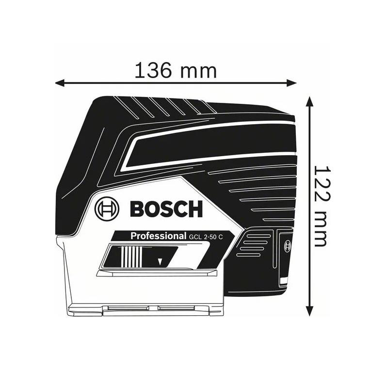 Laser points et lignes BOSCH gcl 250 c 12 v batterie gba 20 ah chargeur lboxx devis sous 24h