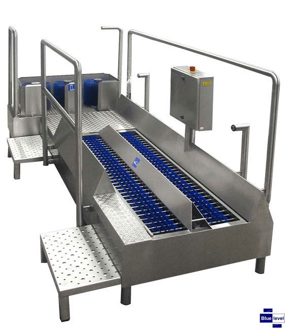 Lave-botte et lave-semelle à passage continu | Blue Level GmbH | Hellopro