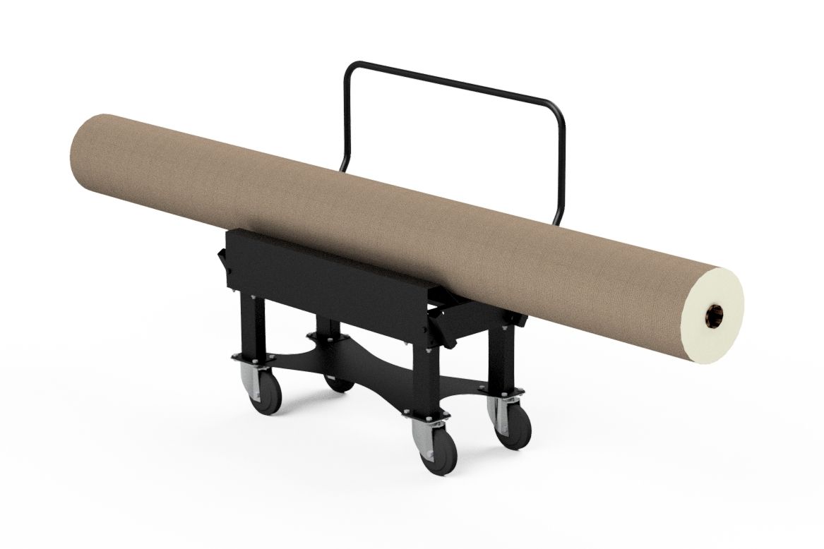 Chariot pour rouleaux sur réhausse 650