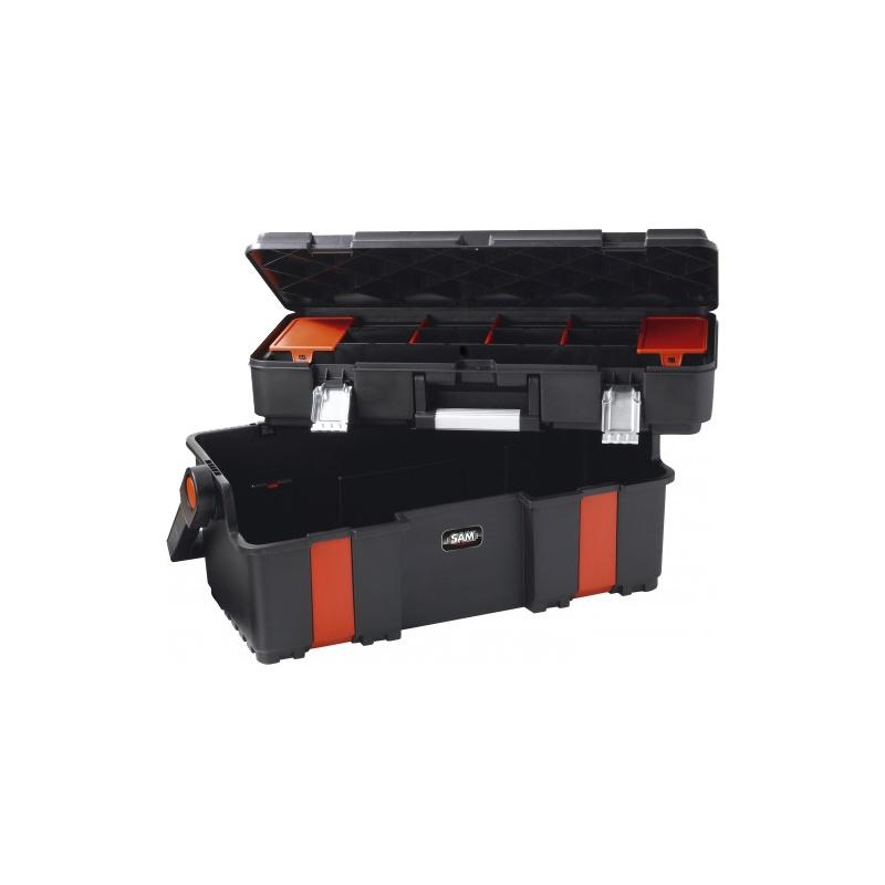 Caisse à outils SAM OUTILLAGE en pvc avec organiseur baopro2 devis sous 24h