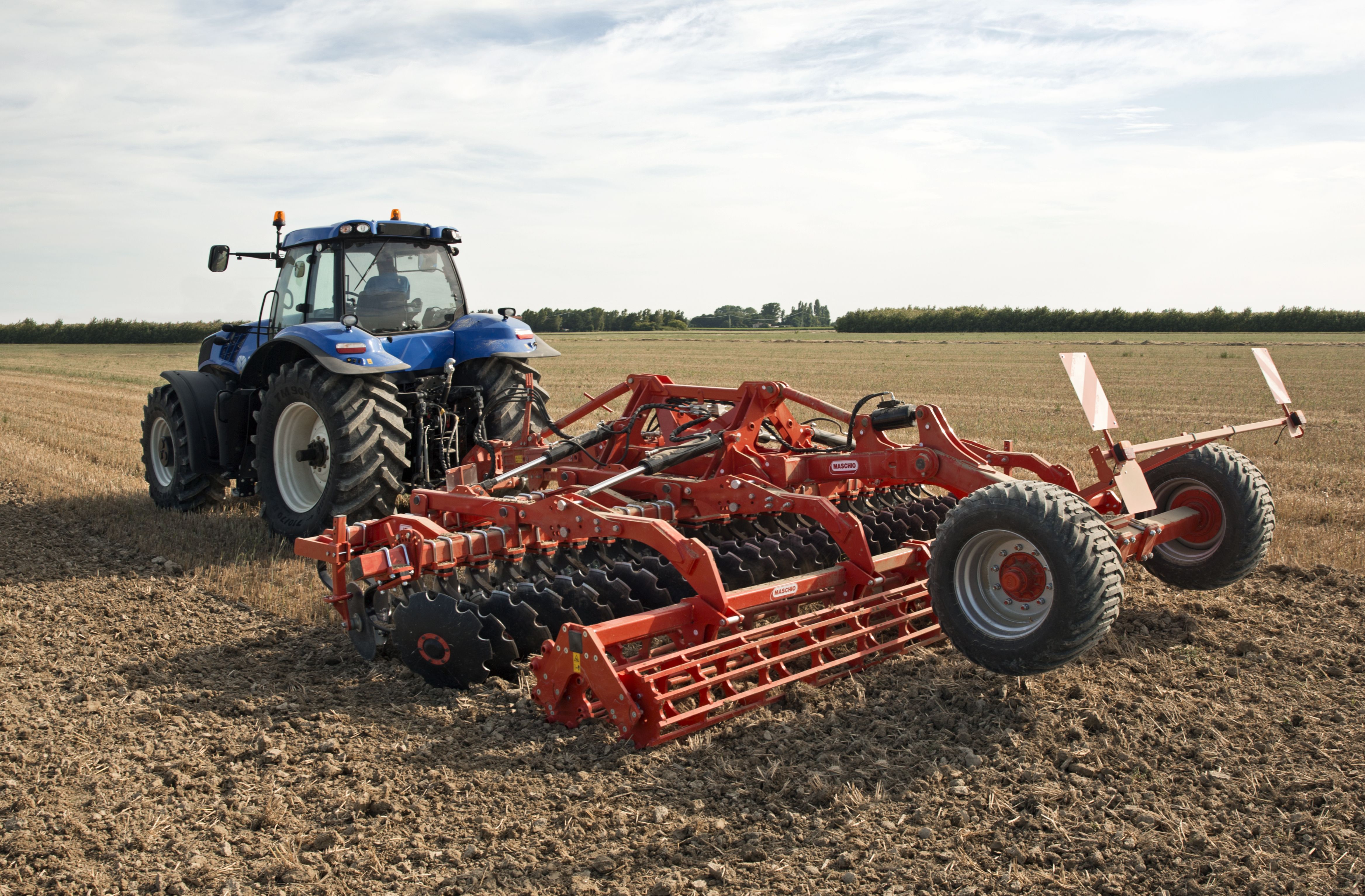 Ufo folding - déchaumeur à disques - maschio - largeur de 4m à 6m ...